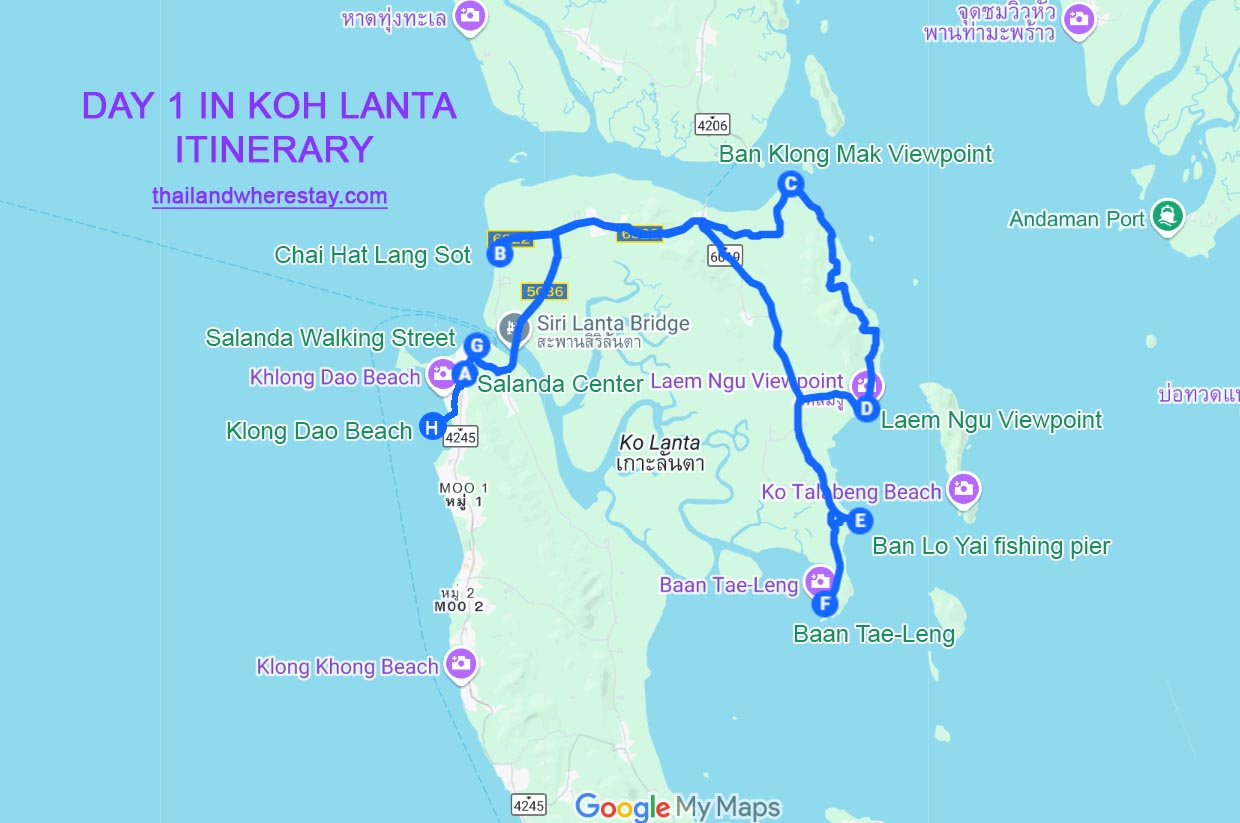 My 2-3 Days In Koh Lanta Itinerary - ThailandWhereStay