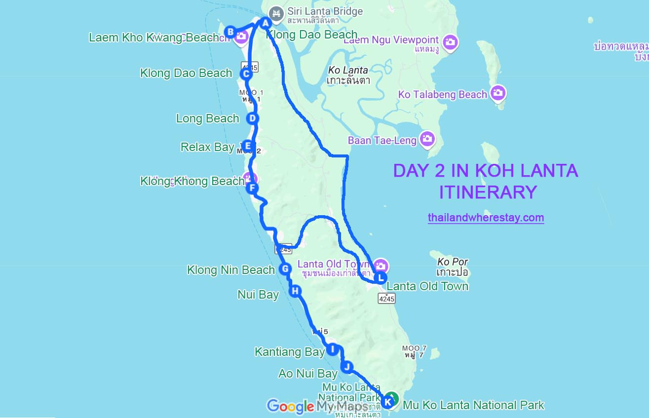 My 2-3 Days In Koh Lanta Itinerary - ThailandWhereStay