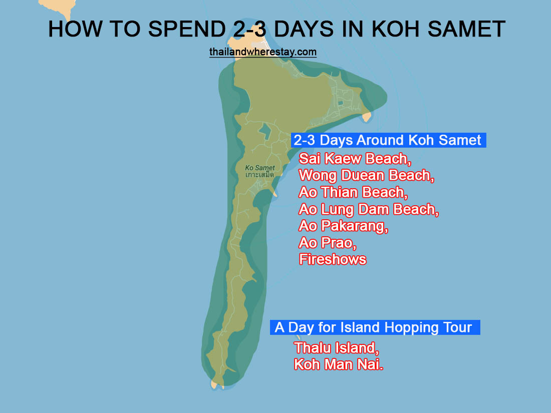My 2-3 Days In Koh Samet Itinerary - ThailandWhereStay