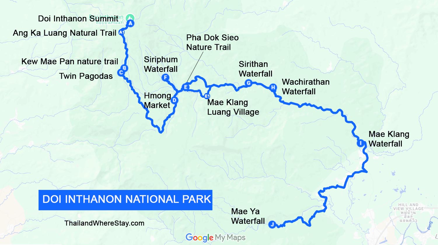 Day Trip to Doi Inthanon from Chiang Mai - ThailandWhereStay