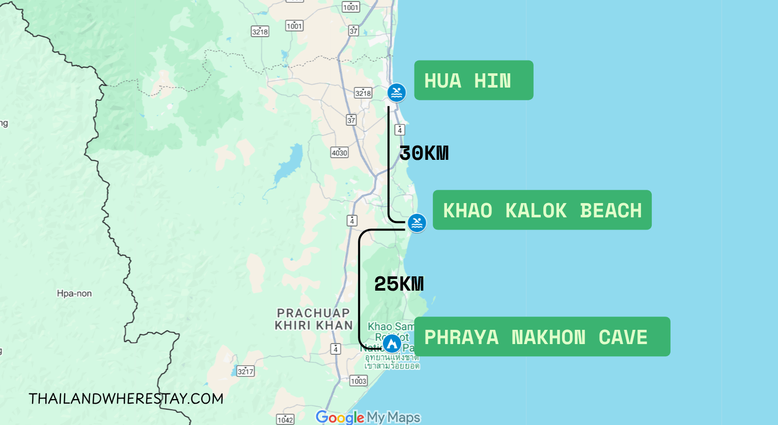 Khao Kalok Beach & Viewpoint, Hua Hin - ThailandWhereStay