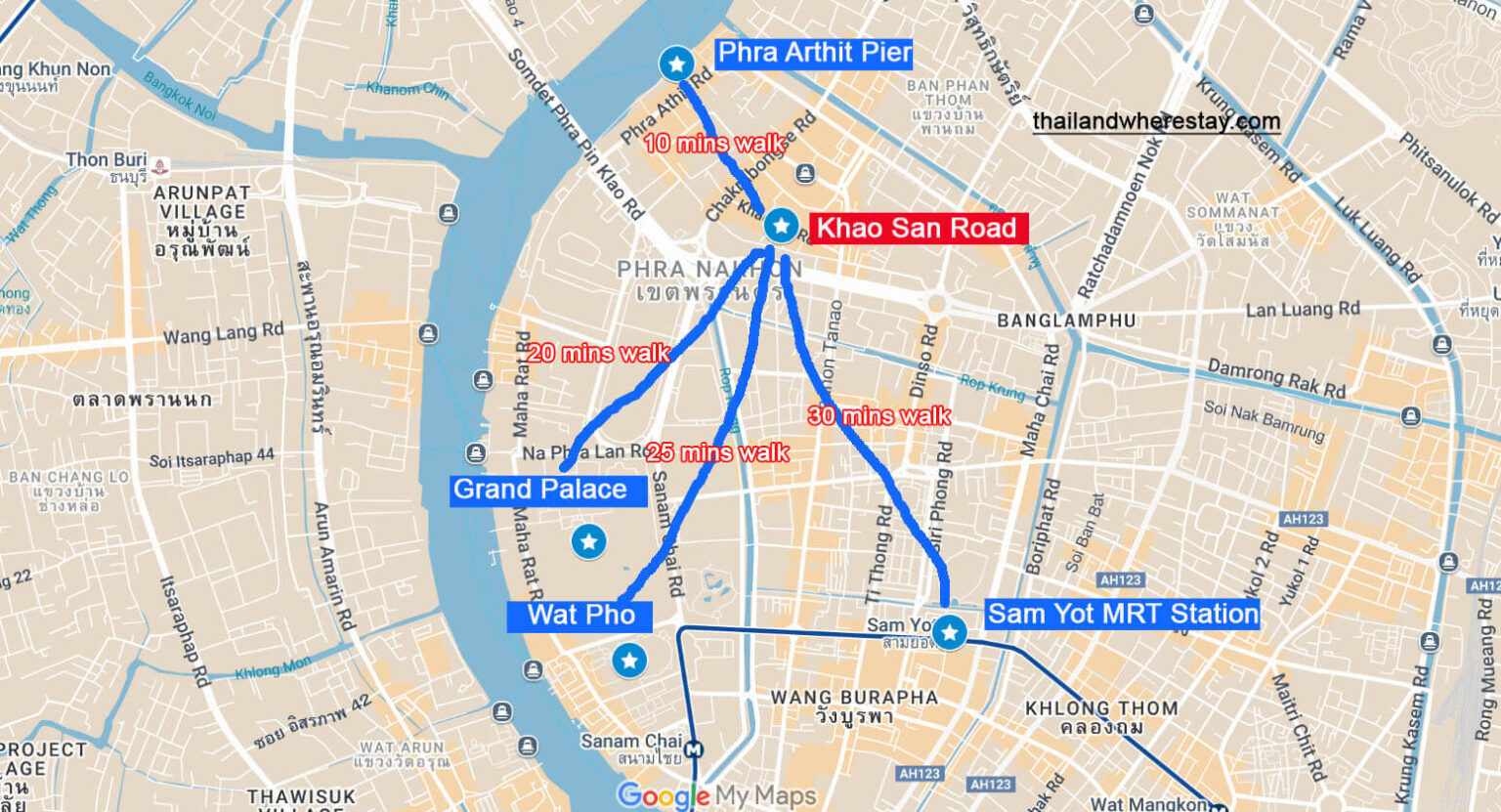 A Travel Guide to Khao San Road, Bangkok - ThailandWhereStay