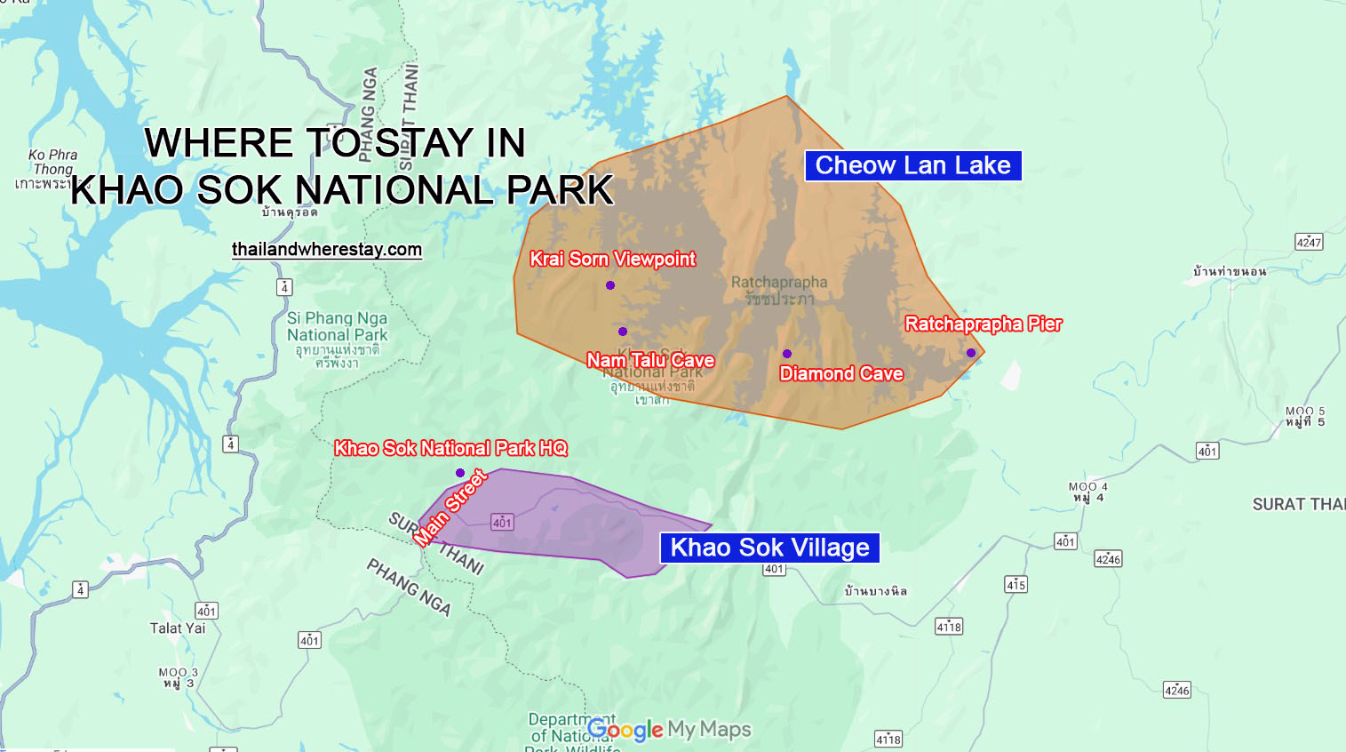 Where to Stay in Khao Sok National Park - ThailandWhereStay