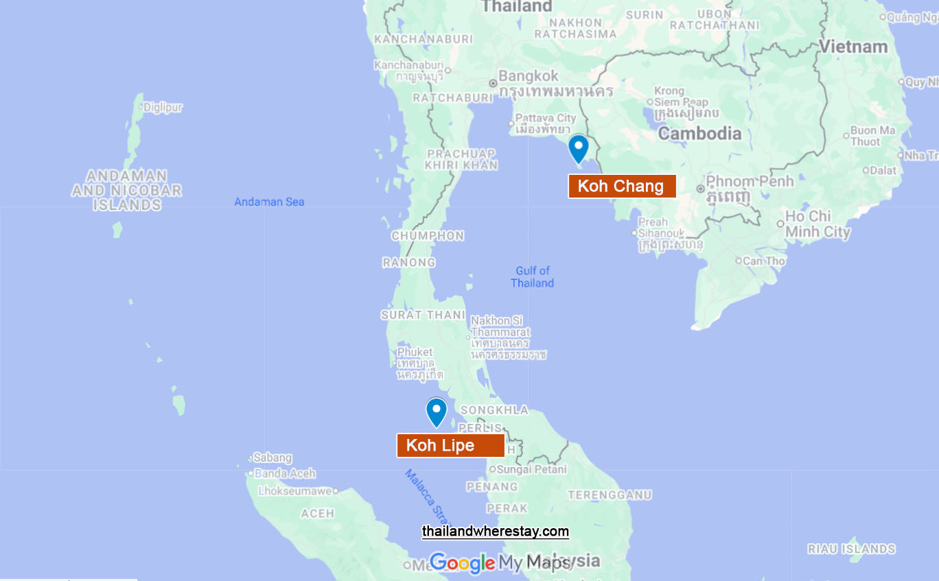 Should you visit Koh Lipe or Koh Chang? - ThailandWhereStay